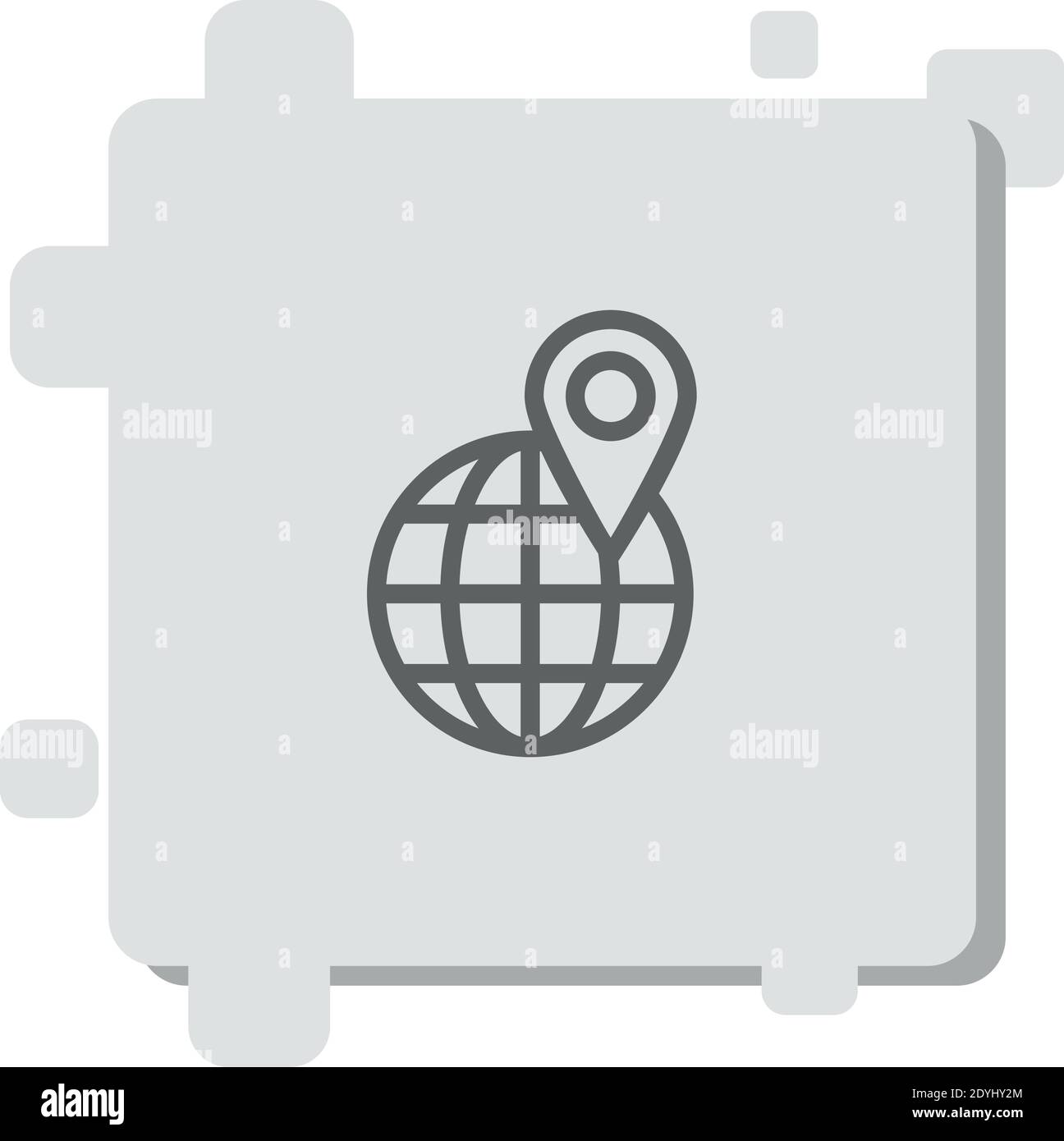 earth globe vector icon modern simple vector illustration Stock Vector ...