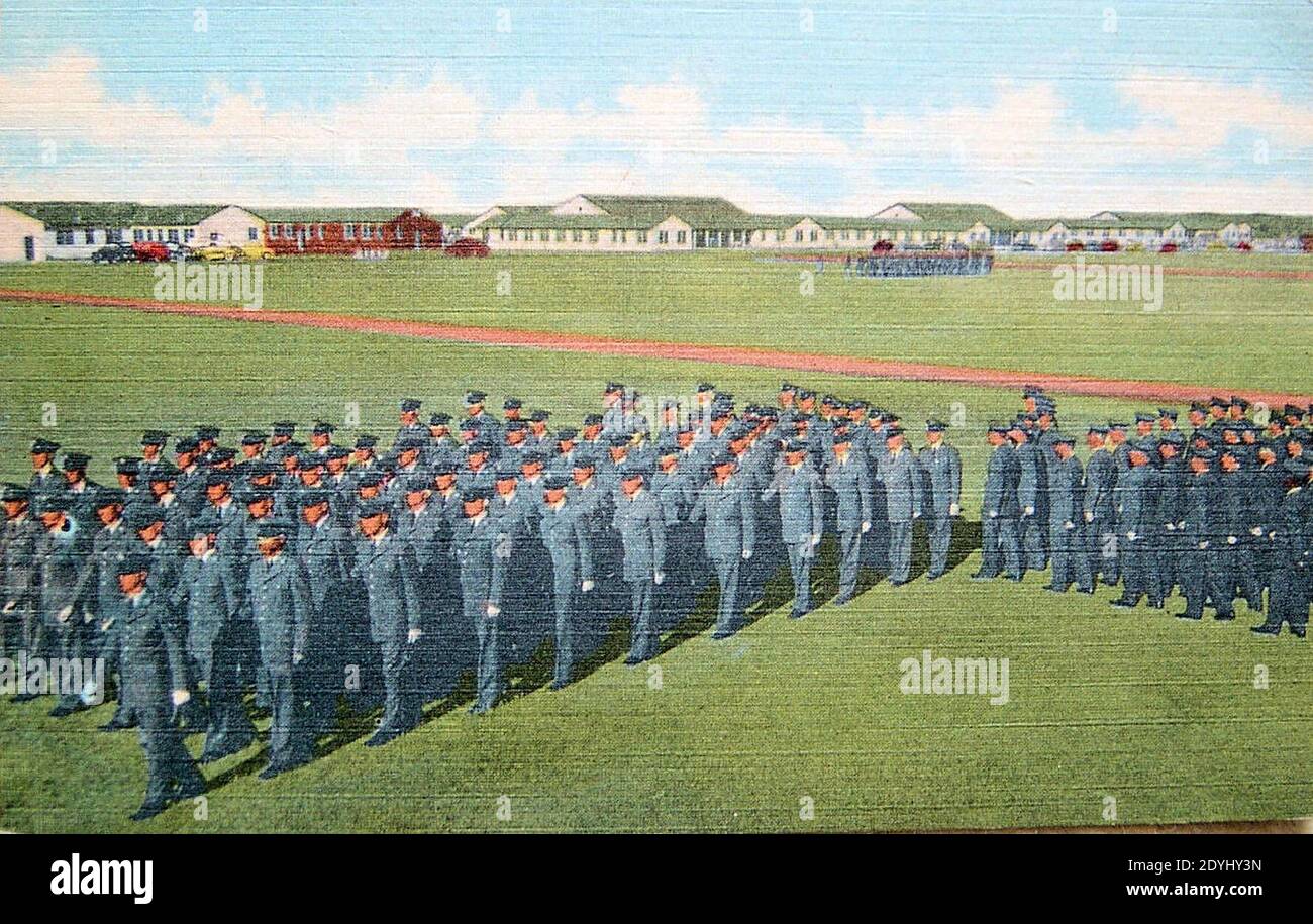 Lackland Air Force Base - Basic Trainee Graduation Parade Stock Photo ...