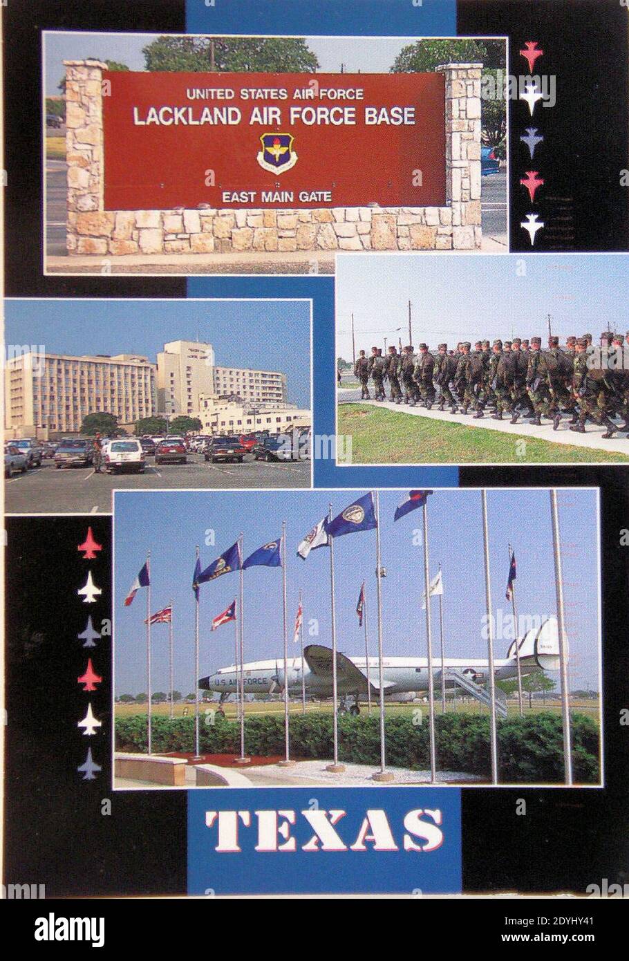 Lackland Air Force Base - Gateway to the Air Force 2000 postcard Stock ...
