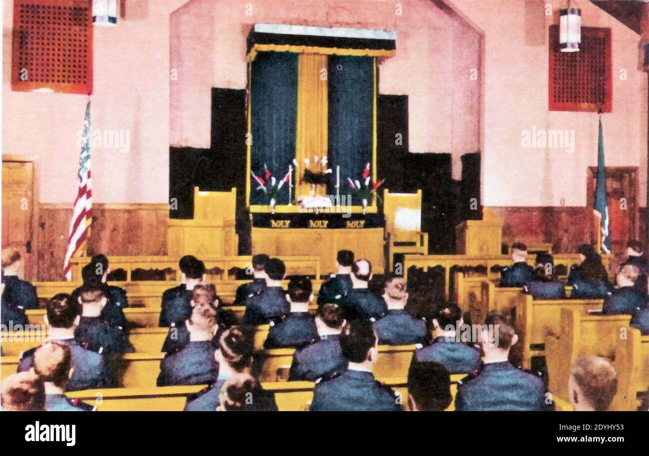 Lackland Air Force Base - Inside World War II Chapel Stock Photo - Alamy