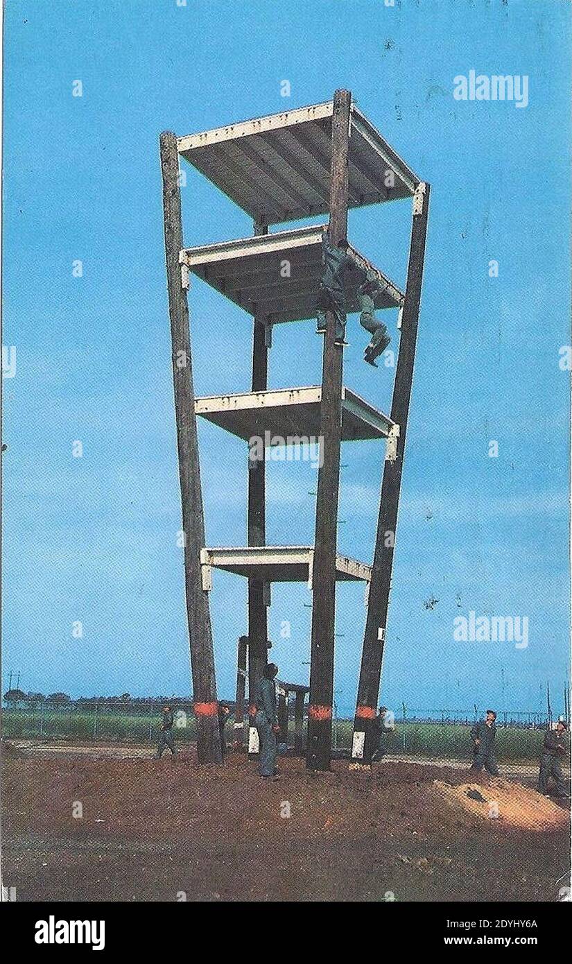 Lackland Air Force Base - Obstacle Course Tall Tower Stock Photo - Alamy