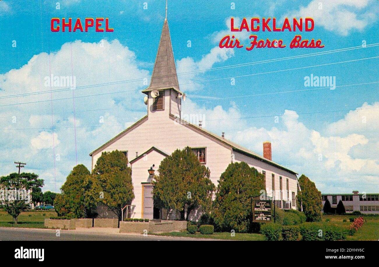 Lackland Air Force Base - World War II Chapel Stock Photo - Alamy