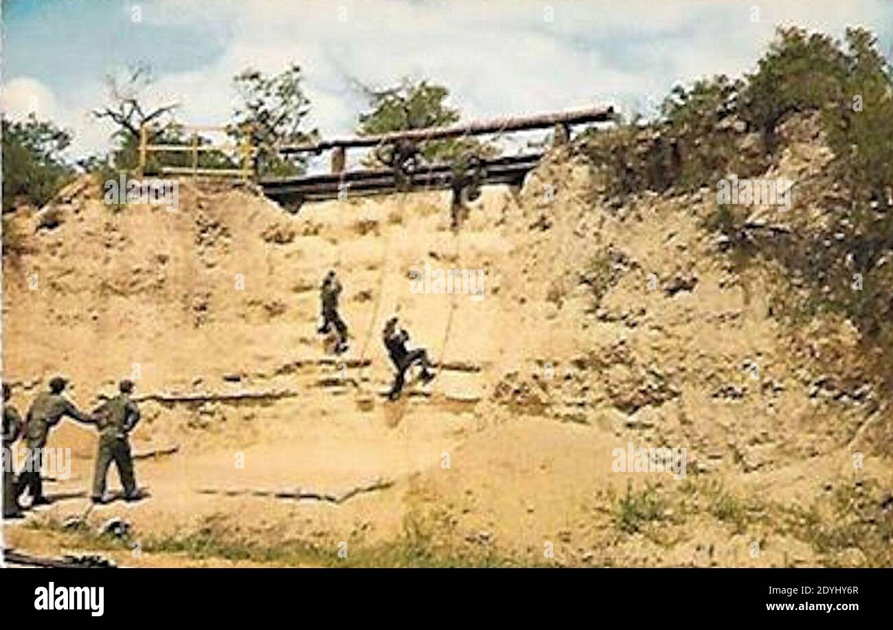 Lackland Air Force Base - Obstacle Course - Hill Climb Stock Photo - Alamy