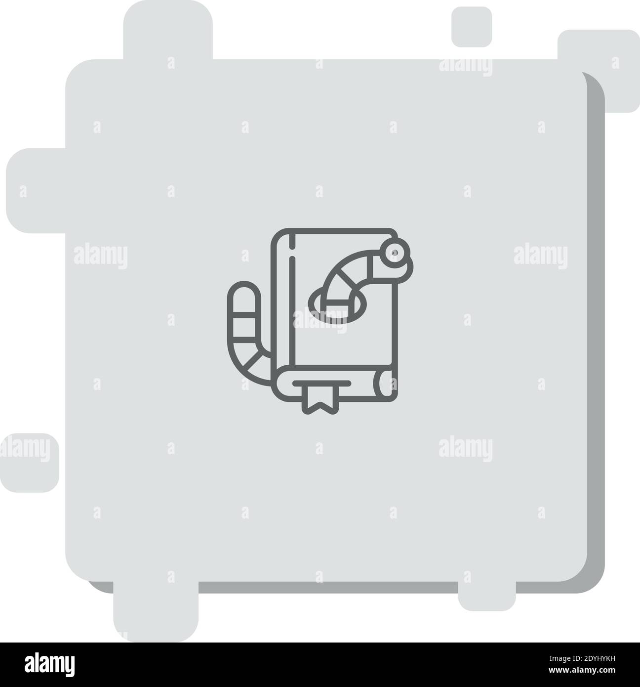 bookworm vector icon modern simple vector illustration Stock Vector ...
