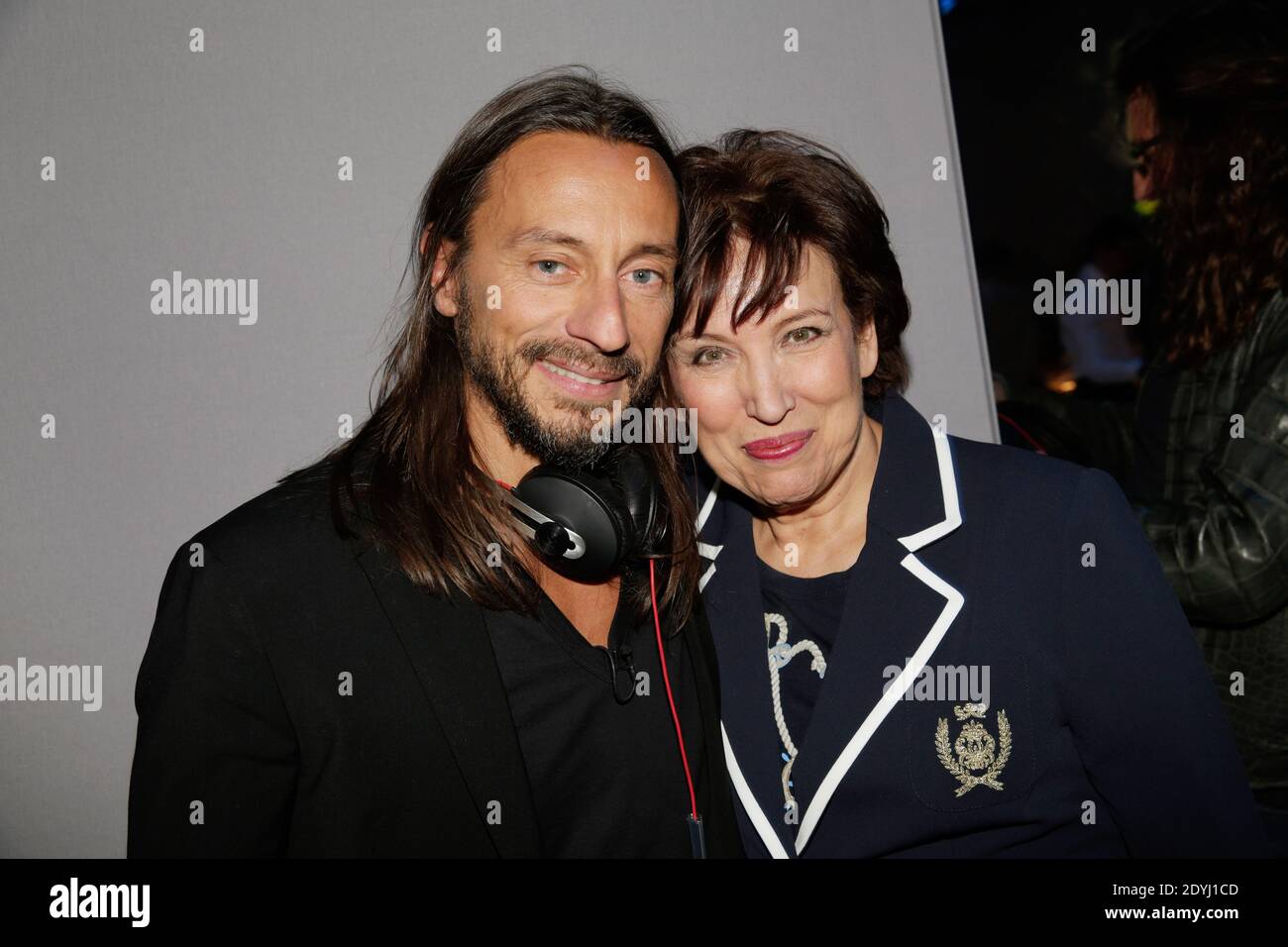 Bob Sinclar and Roselyne Bachelot attending the presentation of Bob ...