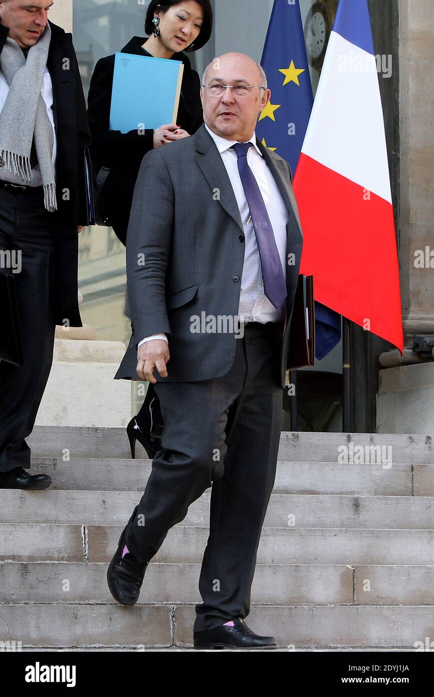 French Labour, Employment and Social Dialogue Minister Michel Sapin ...