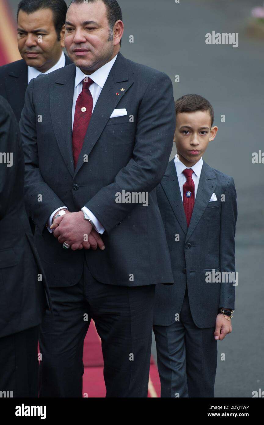 His Majesty King Mohammed VI of Morocco and Crown Prince Moulay El ...