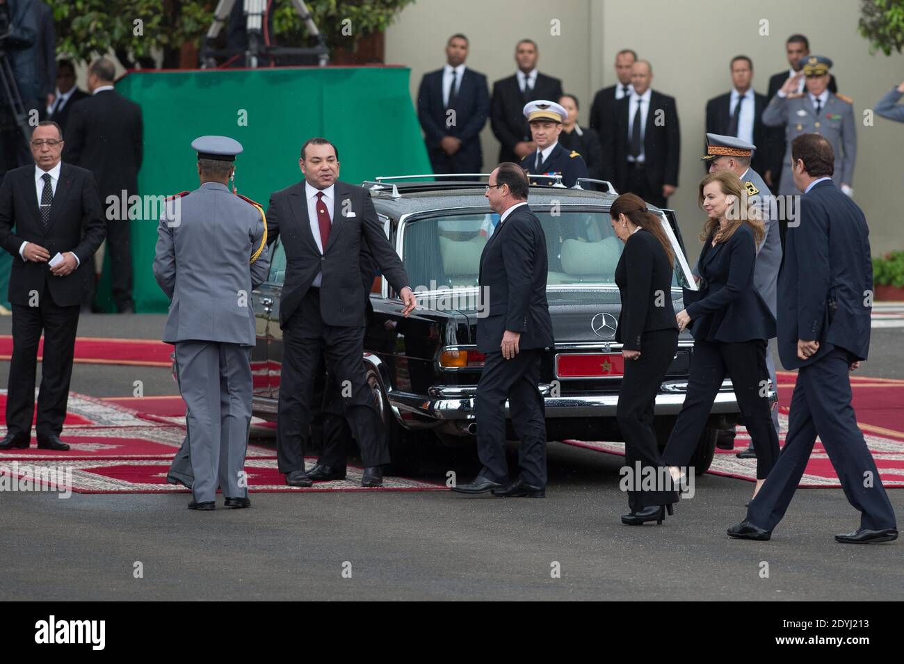 His Majesty King Mohammed VI of Morocco, French Francois Hollande ...