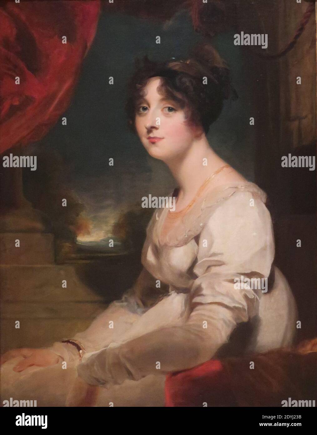 Lady Louisa Hawkins Wheatley by Thomas Lawrence Stock Photo - Alamy