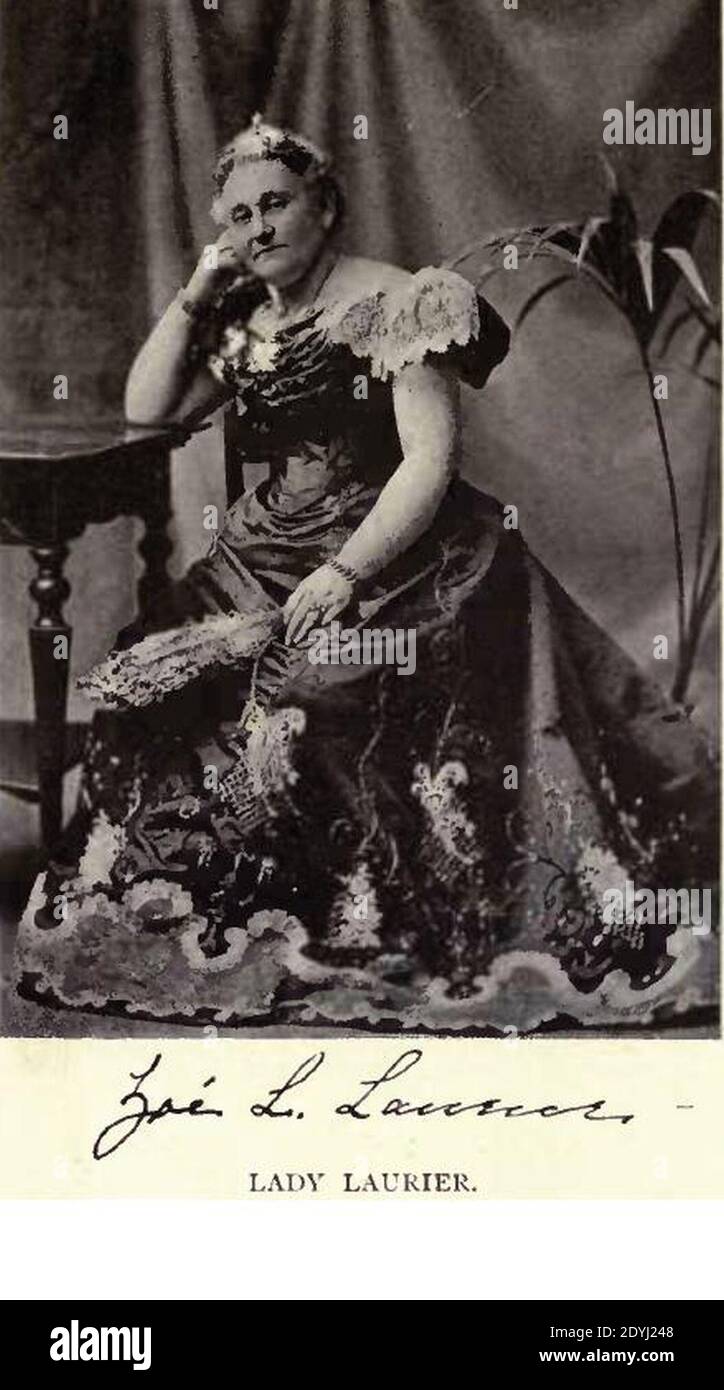 Lady Laurier photo by William James Topley Stock Photo - Alamy