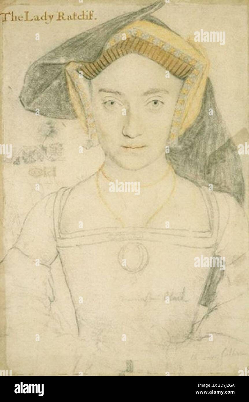 Lady Ratclif, by Hans Holbein the Younger Stock Photo - Alamy
