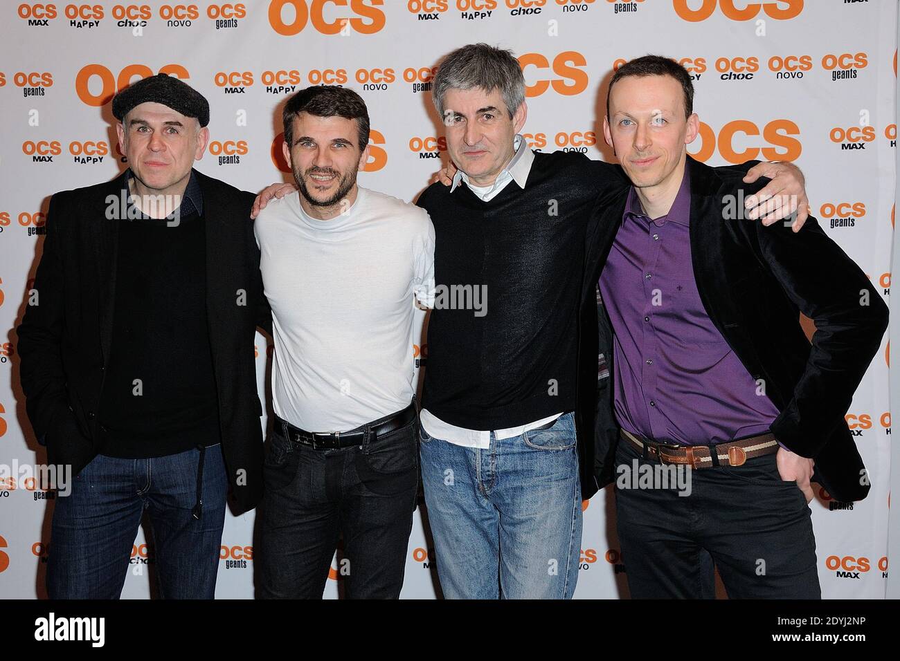 Philippe Vieux, Sebastian Barrio and Alain Dion attending the premiere ...