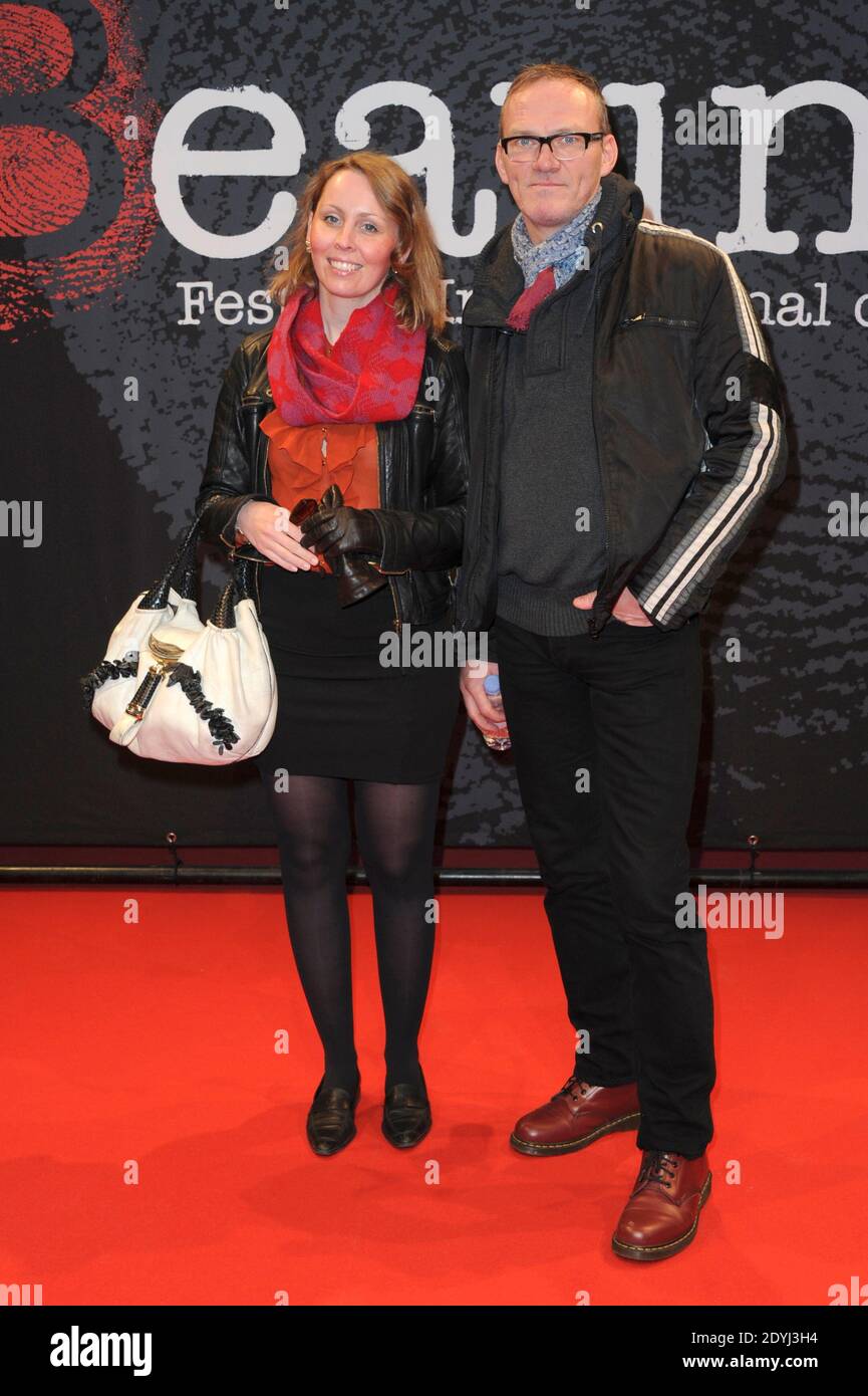 Producer Kristin Andrea Thordardottir and actor Ingvar E.Sigurdsson ...