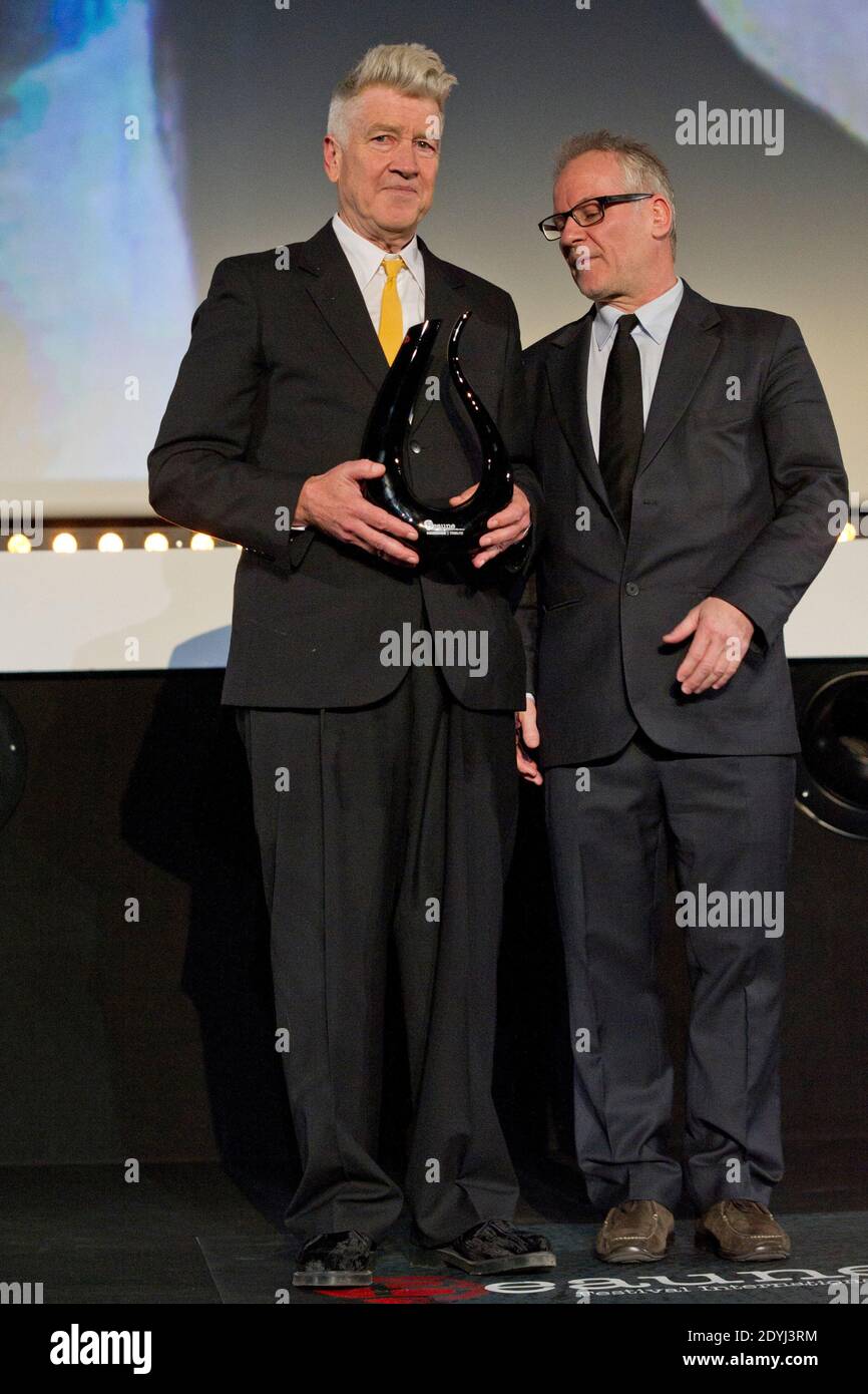 David Lynch is being awarded a honorary Award for his career by Thierry ...