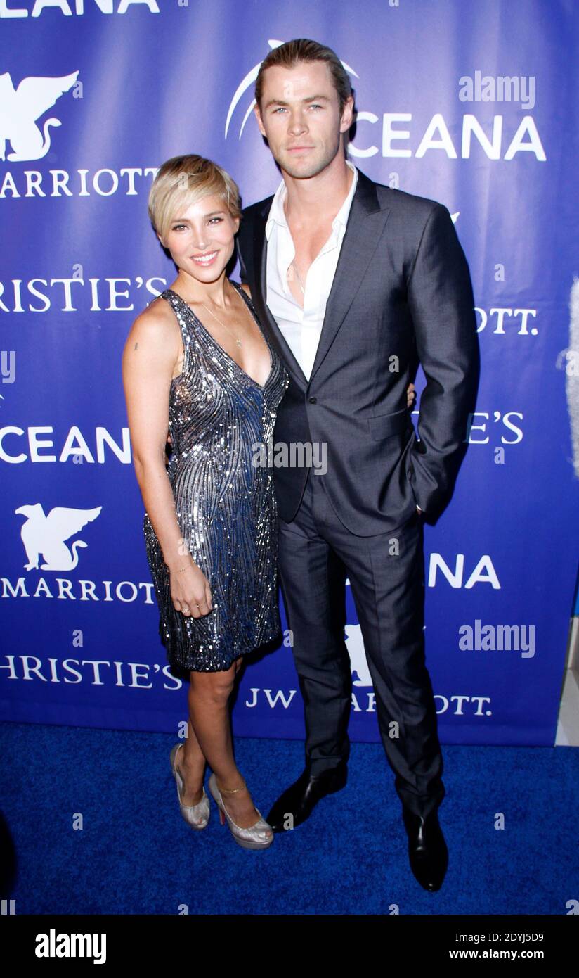 Elsa Pataky and Chris Hemsworth attend the Oceana's Inaugural Ball at ...