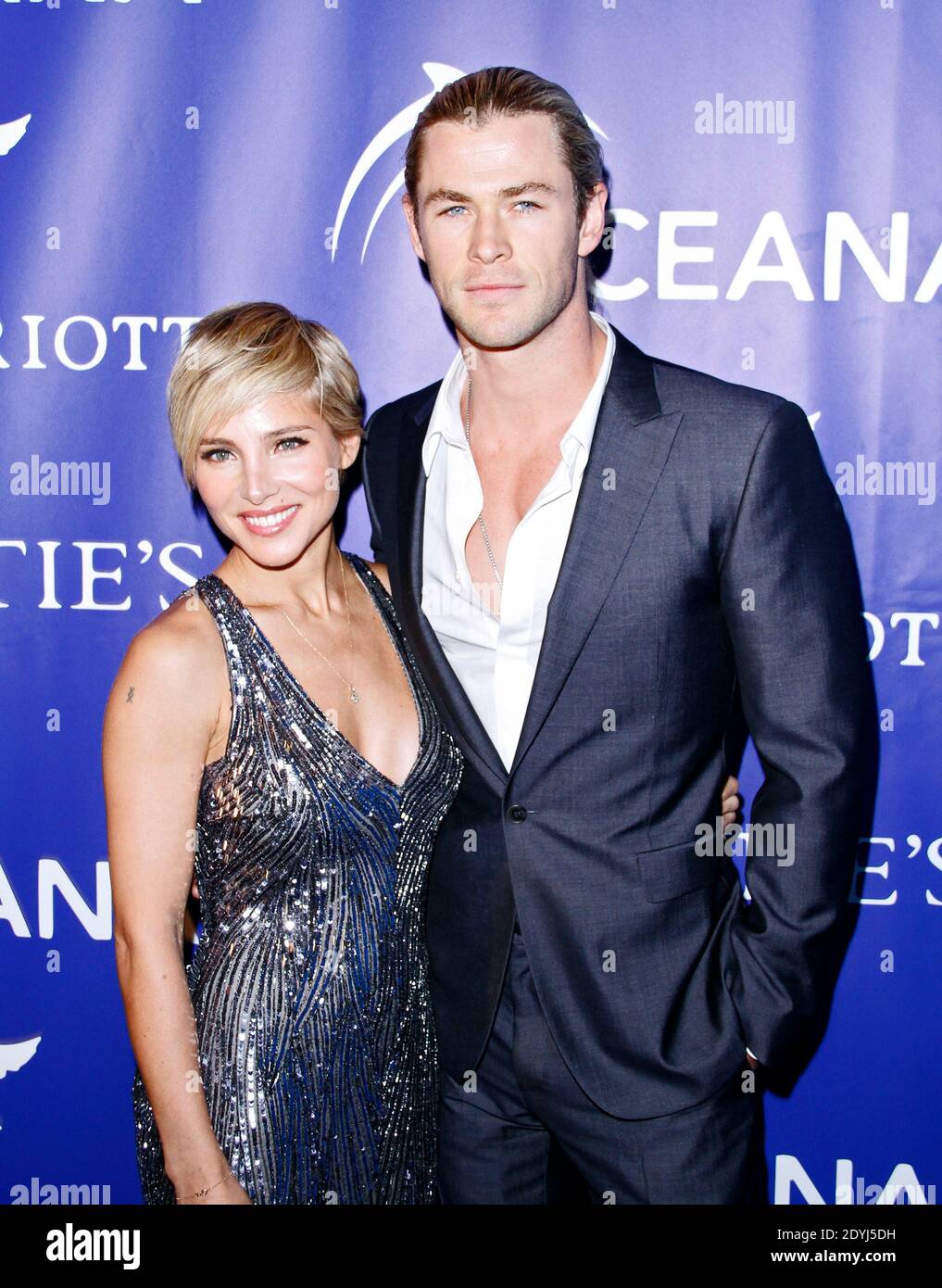 Elsa Pataky and Chris Hemsworth attend the Oceana's Inaugural Ball at ...