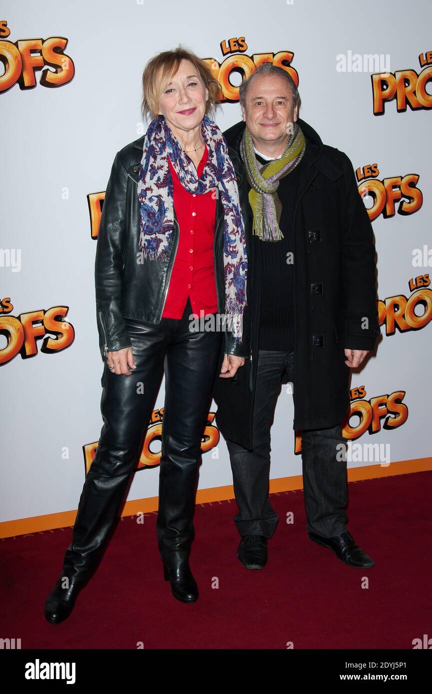 Patrick Braoude and Marie-Anne Chazel attending the premiere of 'Les ...