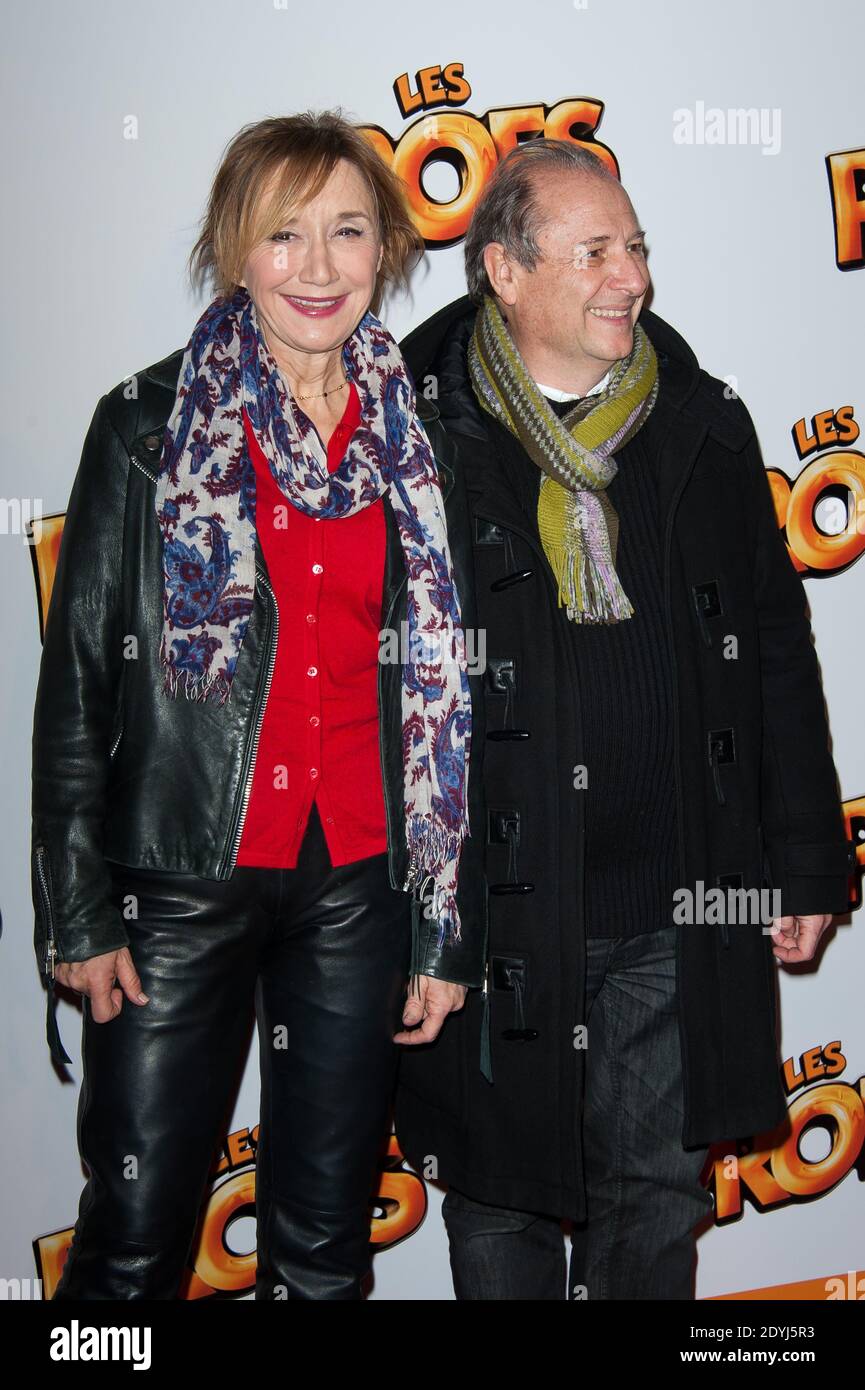 Patrick Braoude and Marie-Anne Chazel attending the premiere of 'Les ...