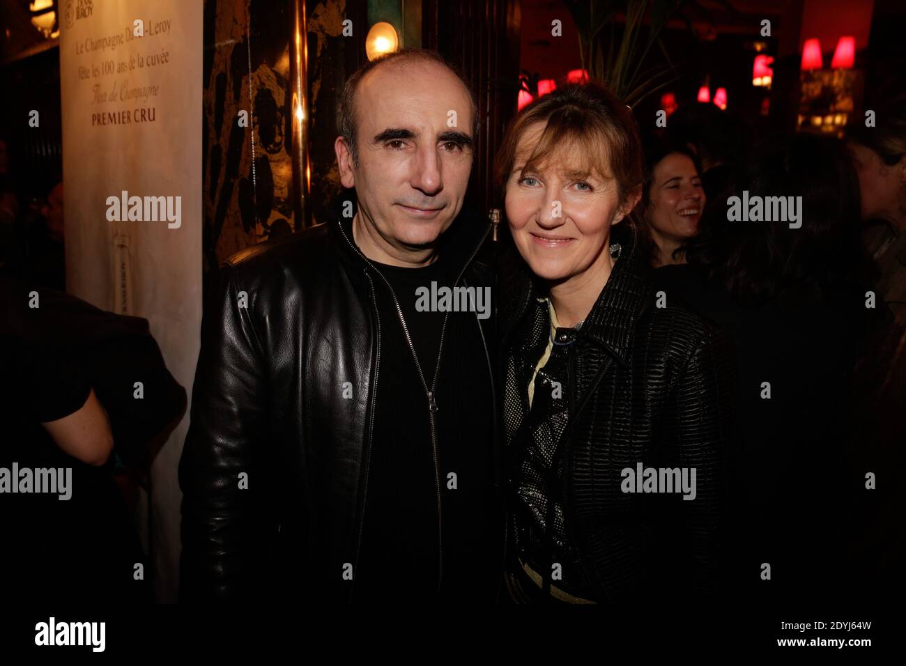 Philippe Harel and his wife Sylvie Bourgeois attending the literary ...