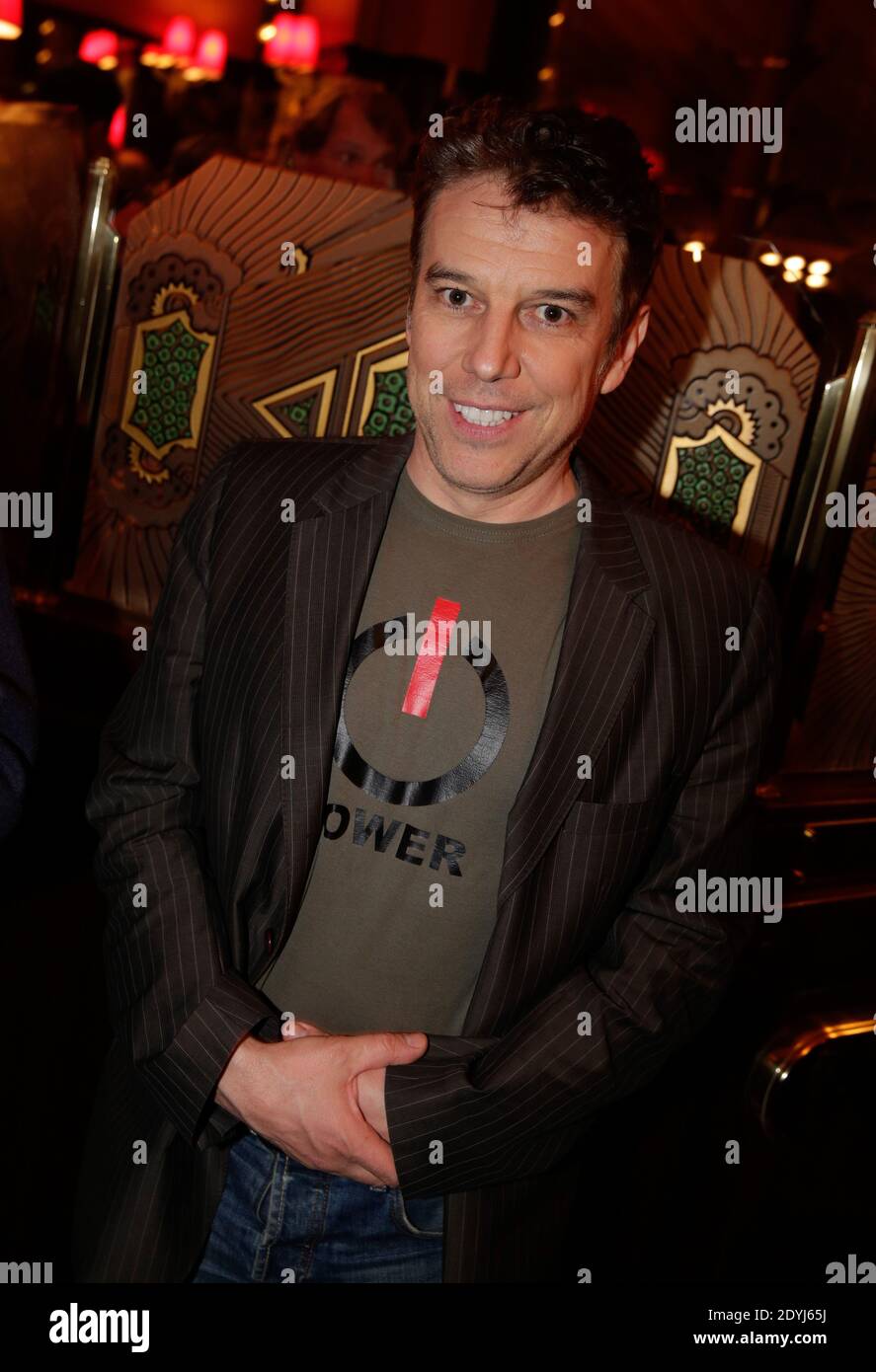 Philippe Vandel attending the literary prize ceremony 'Prix Lilas' held ...