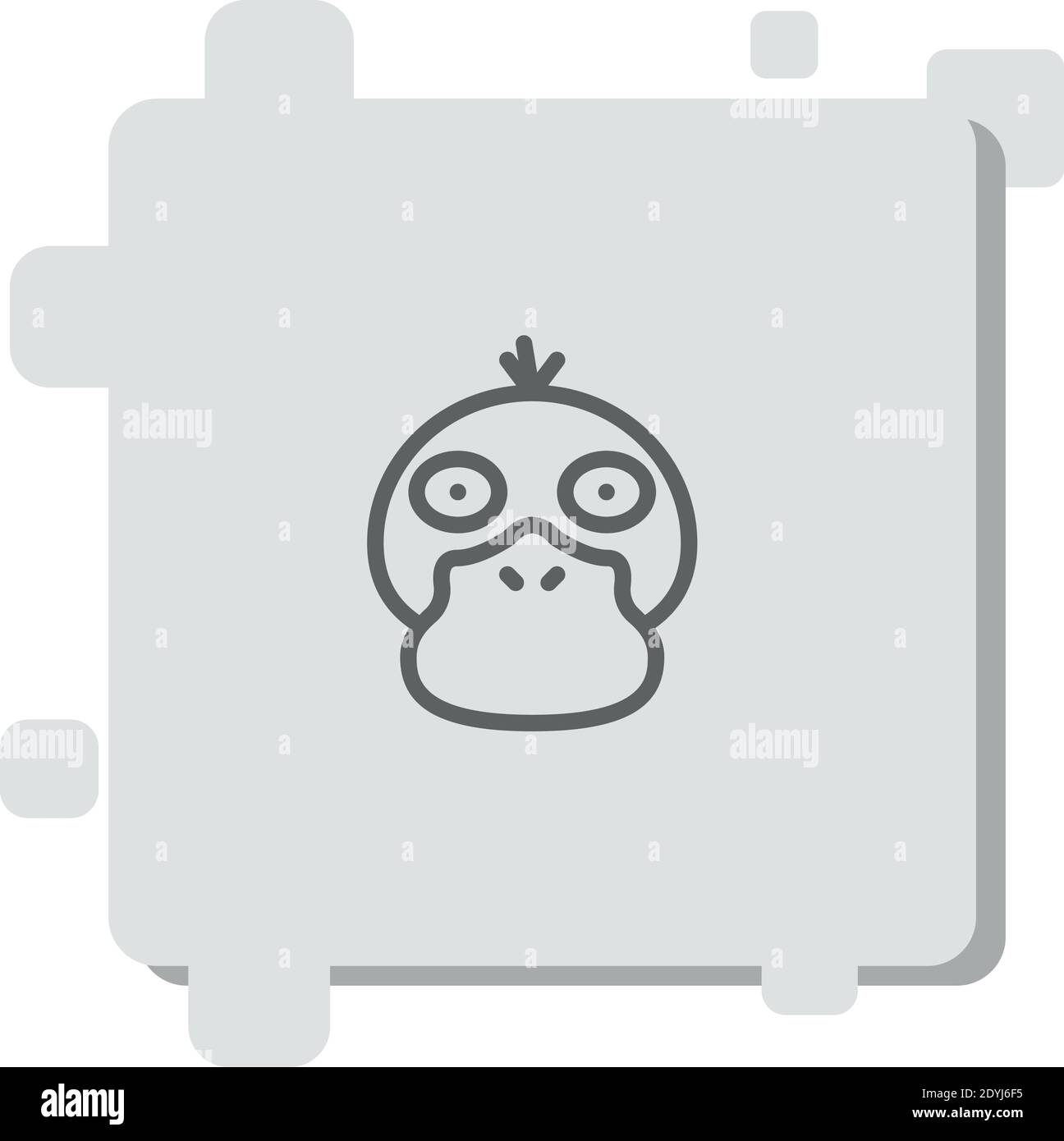 psyduck vector icon modern simple vector illustration Stock Vector ...