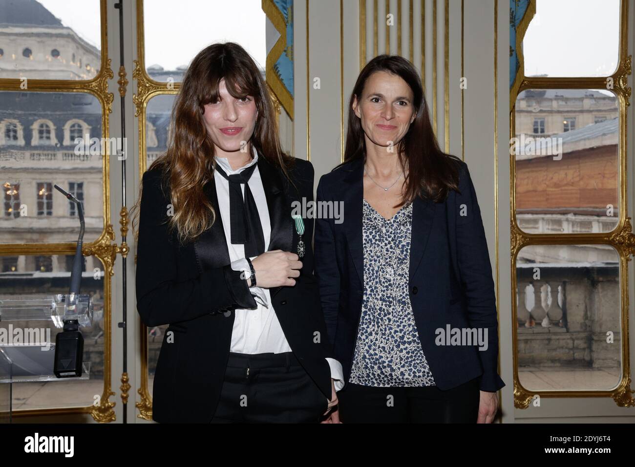Lou Doillon is presented with 'Chevalier De L'Ordre Des Arts Et Des ...