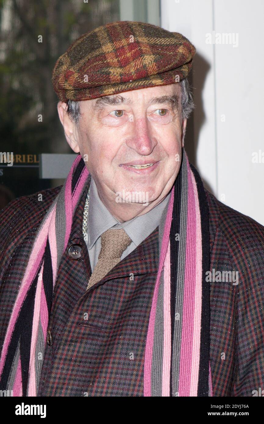 Pierre Vernier arriving at the taping of the TV Show Vivement Dimanche ...
