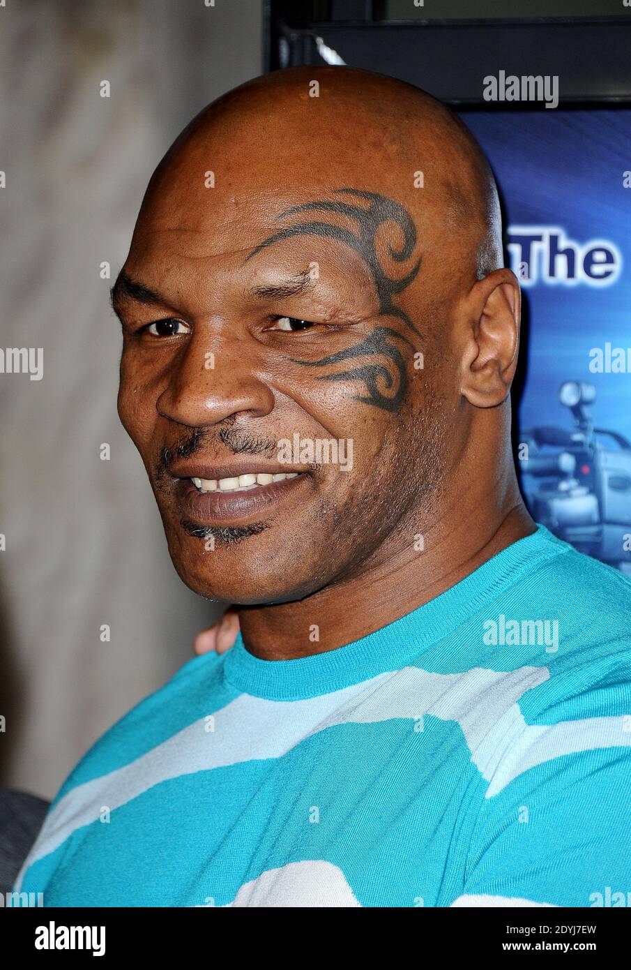 Mike Tyson attends the "Scary Movie 5" premiere at the Cinerama Dome in ...