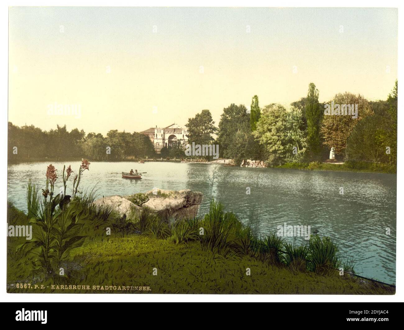 Historical public garden in Cut Out Stock Images & Pictures - Alamy