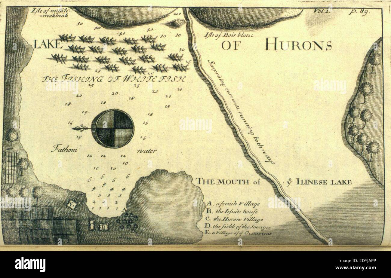 Lake of Hurons Stock Photo - Alamy