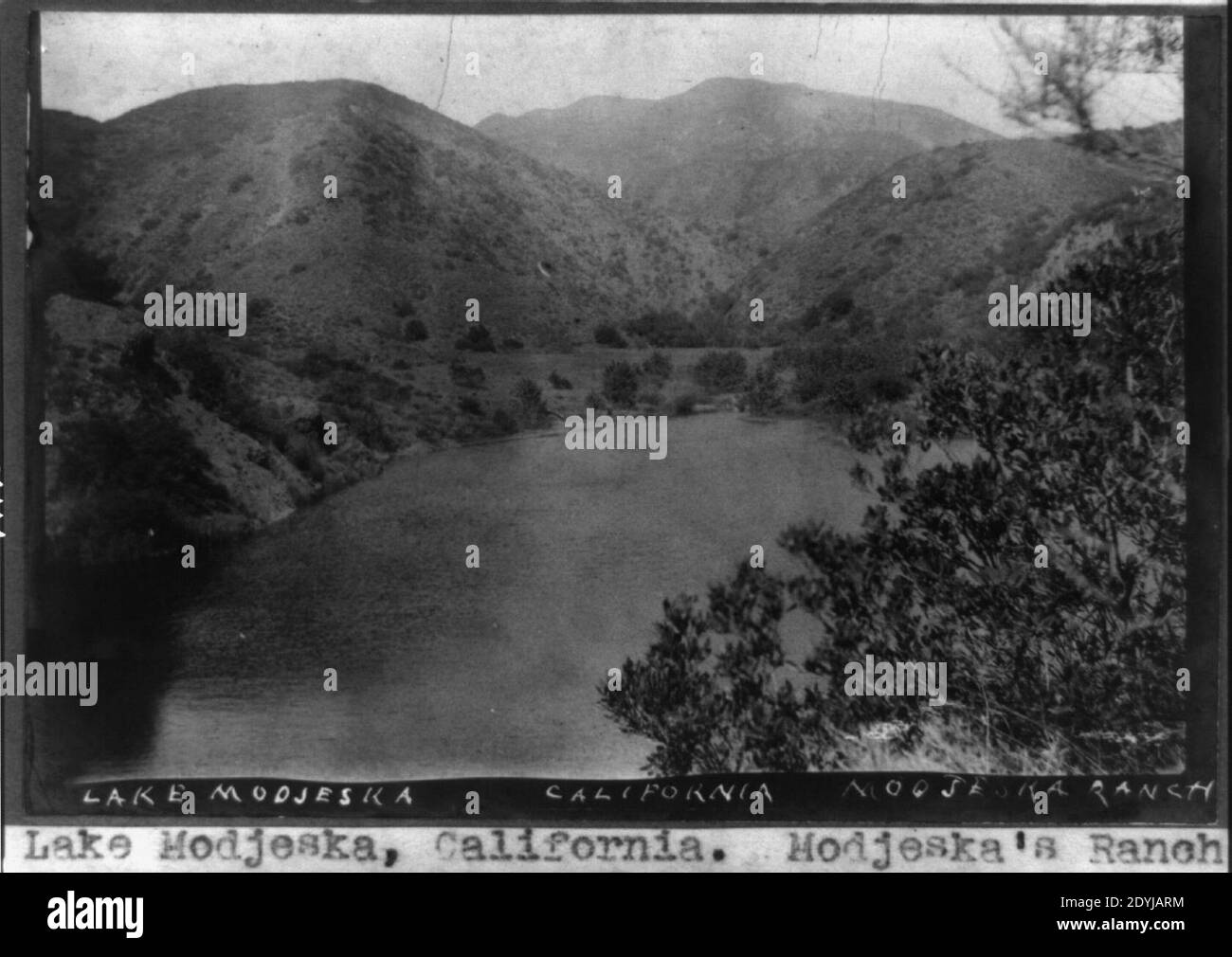 Lake Modjeska, California, Modjeska's ranch Stock Photo - Alamy