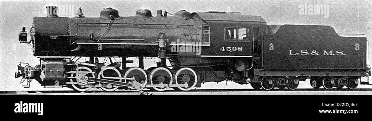 Lake Shore & Michigan Southern 0-10-0 Decapod locomotive 4598 (Howden ...