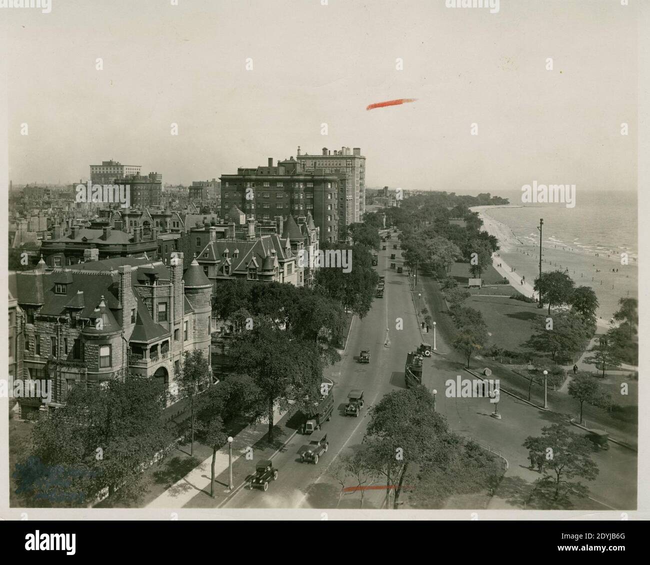 Lake Shore Drive, Chicago, 1920s Stock Photo - Alamy