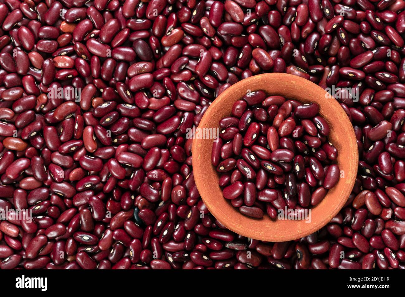 Grain of red bean seeds background and texture. Top view Stock Photo ...