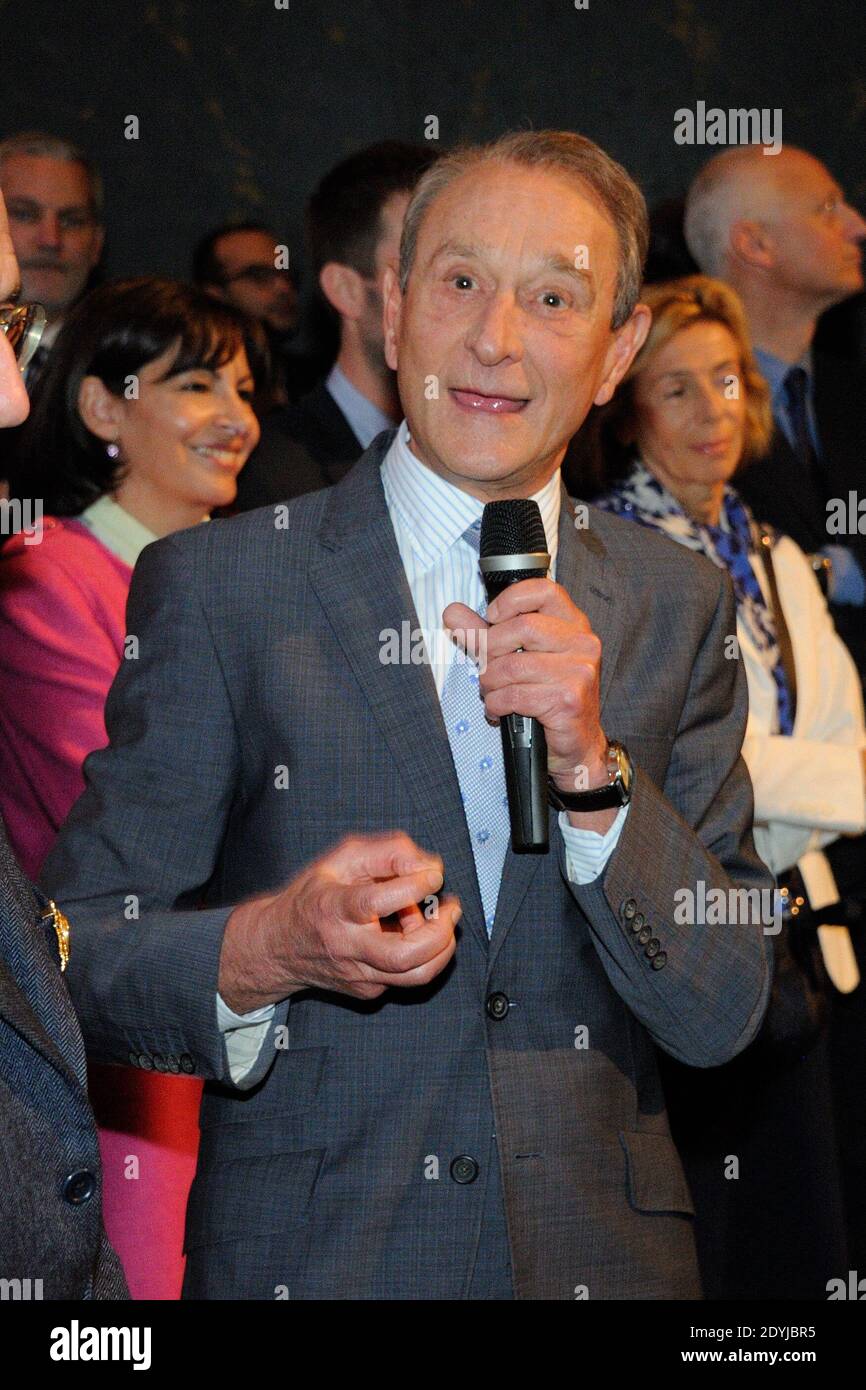 Bertrand Delanoe attending 'Louxor Palais du Cinema' reopening in Paris ...