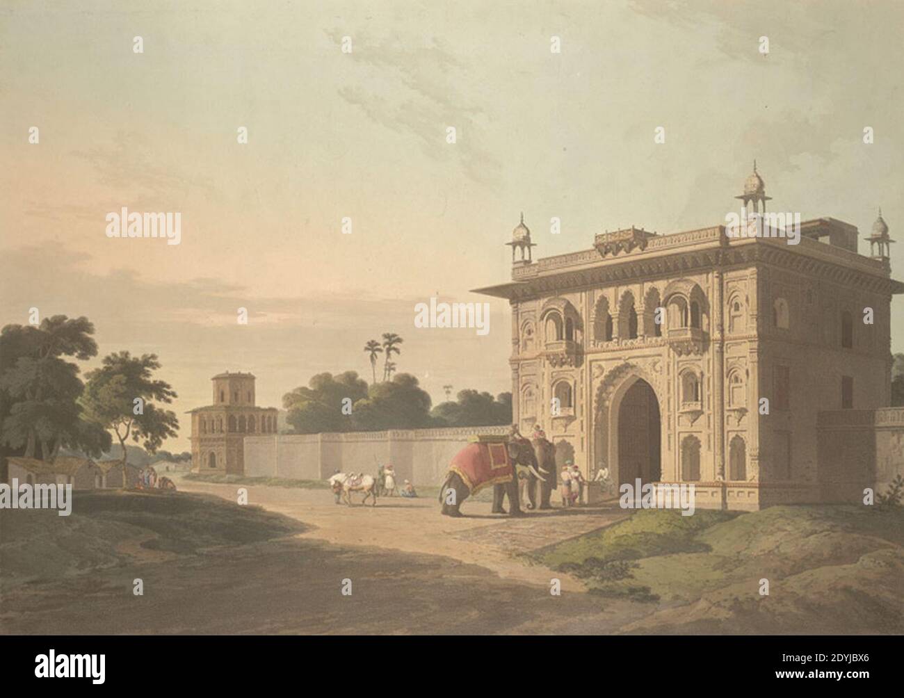 Lalbagh gate faizabad c.1801 Stock Photo - Alamy