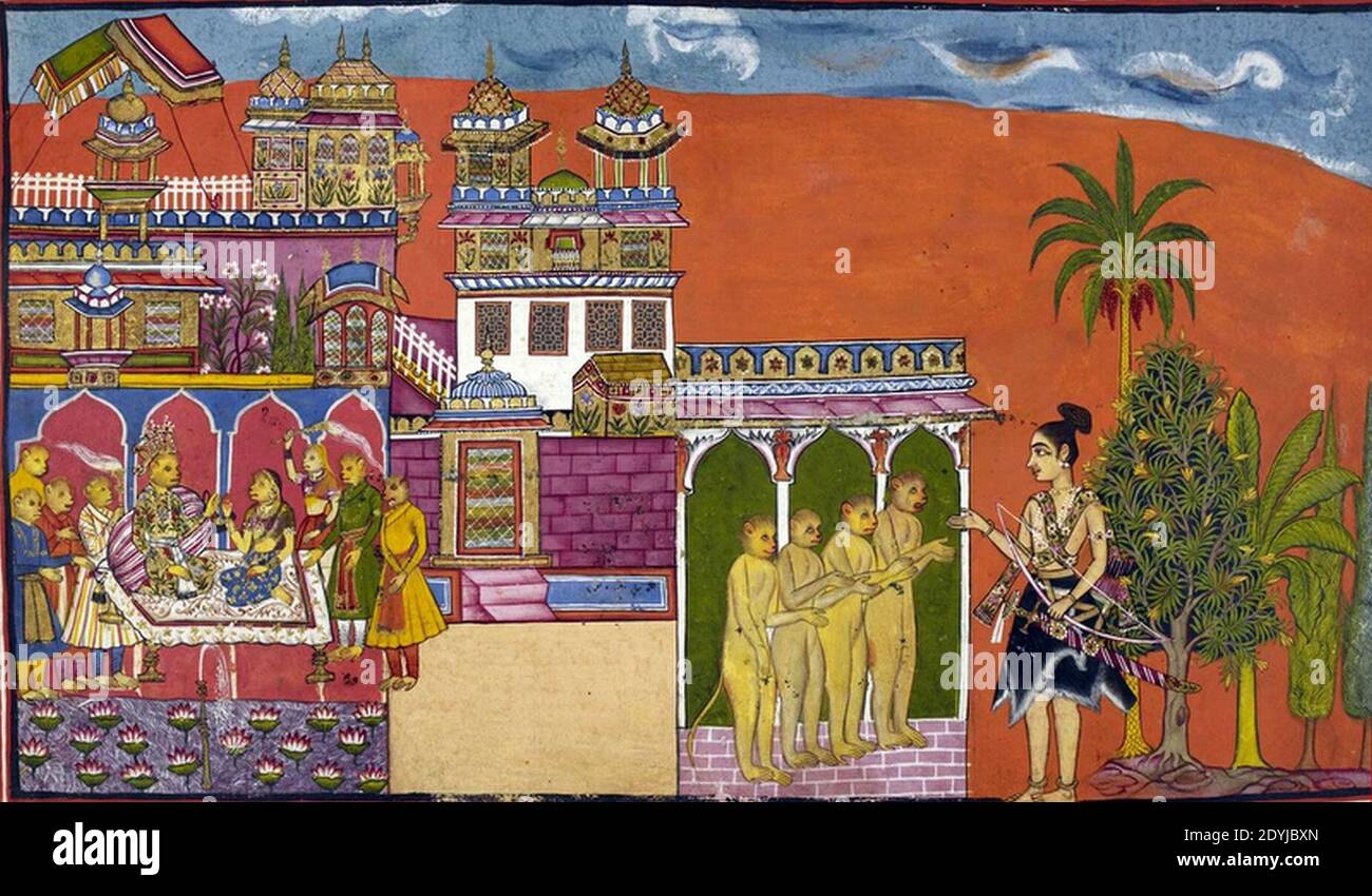 Sugriva hi-res stock photography and images - Alamy