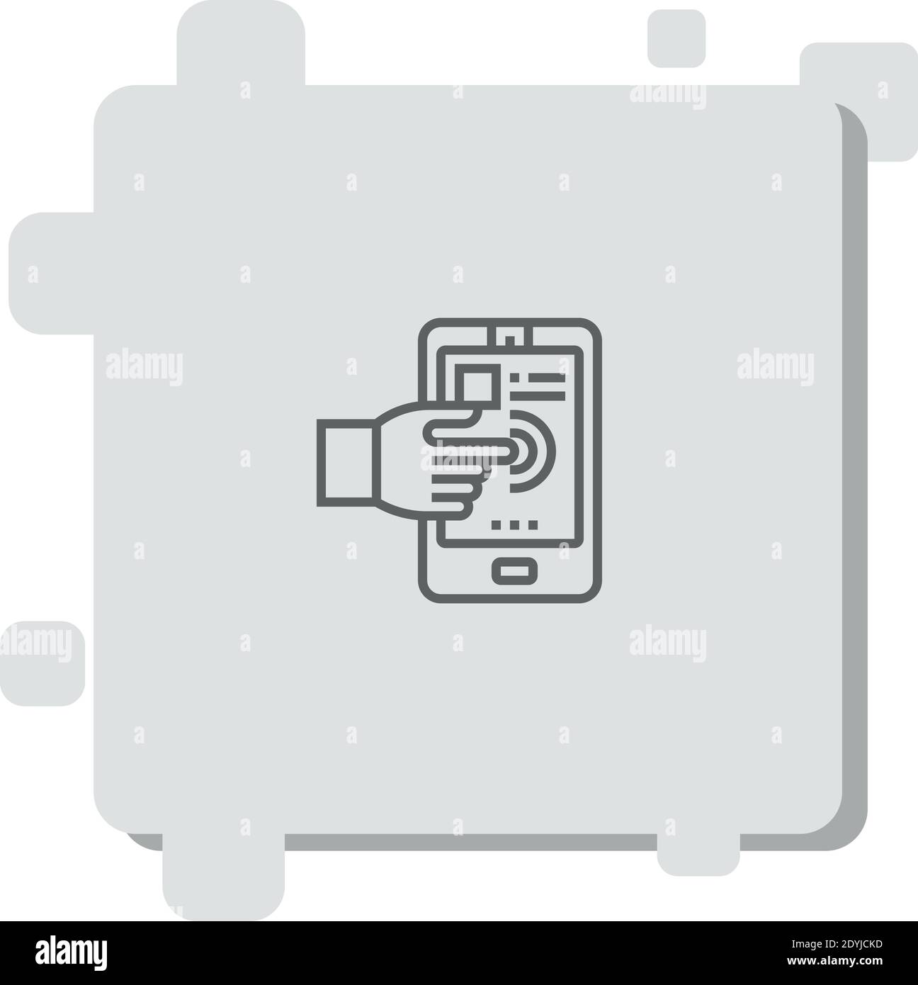 interactive vector icon modern simple vector illustration Stock Vector ...