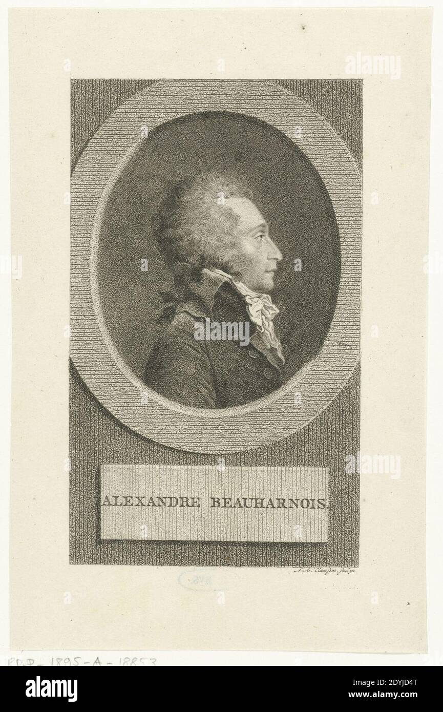 Lambertus Antonius Claessens - Portrait of Alexandre de Beauharnois ...