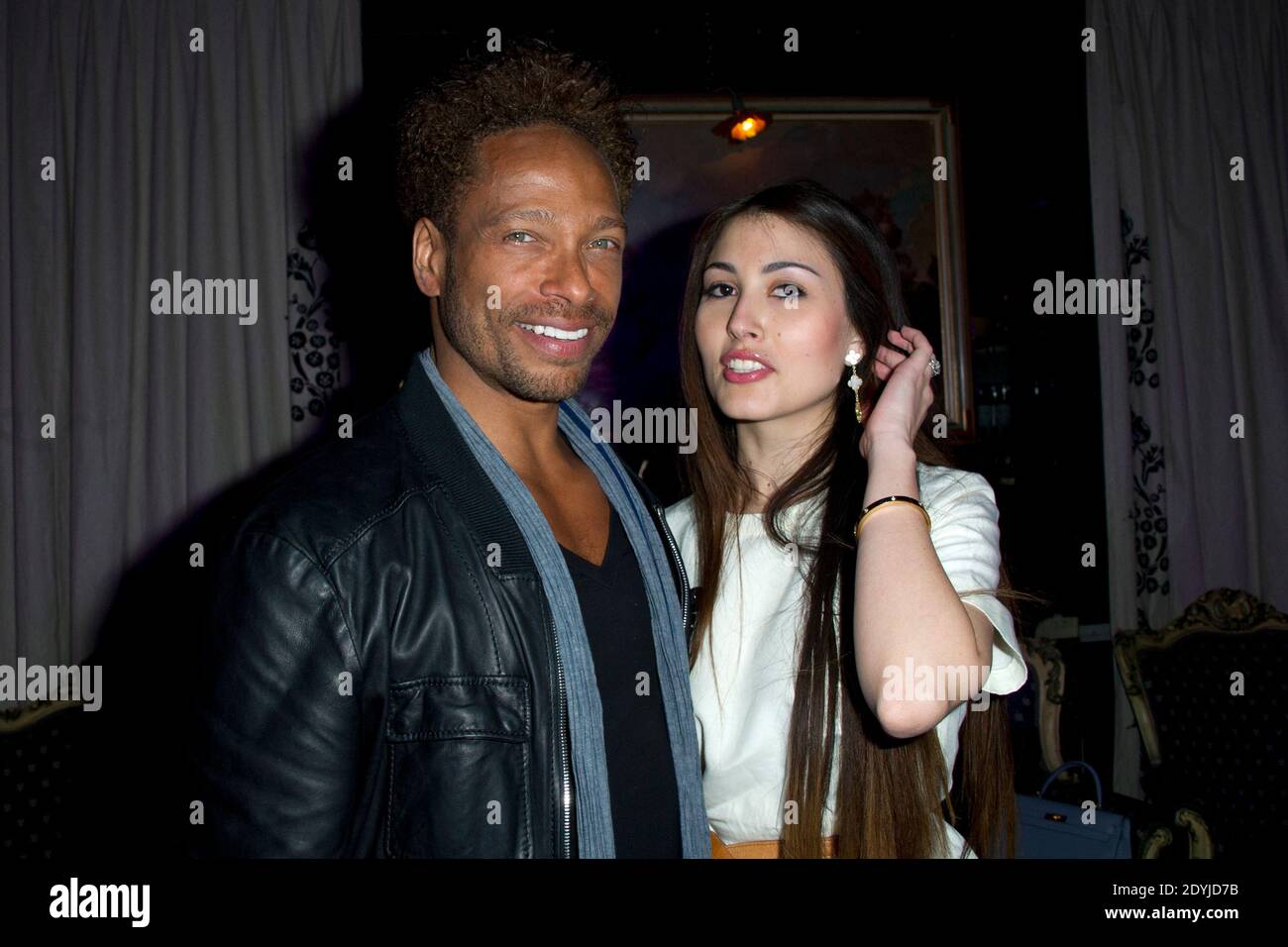 Gary Dourdan and Yasmine Besson attending the 'Divamour' Launching ...