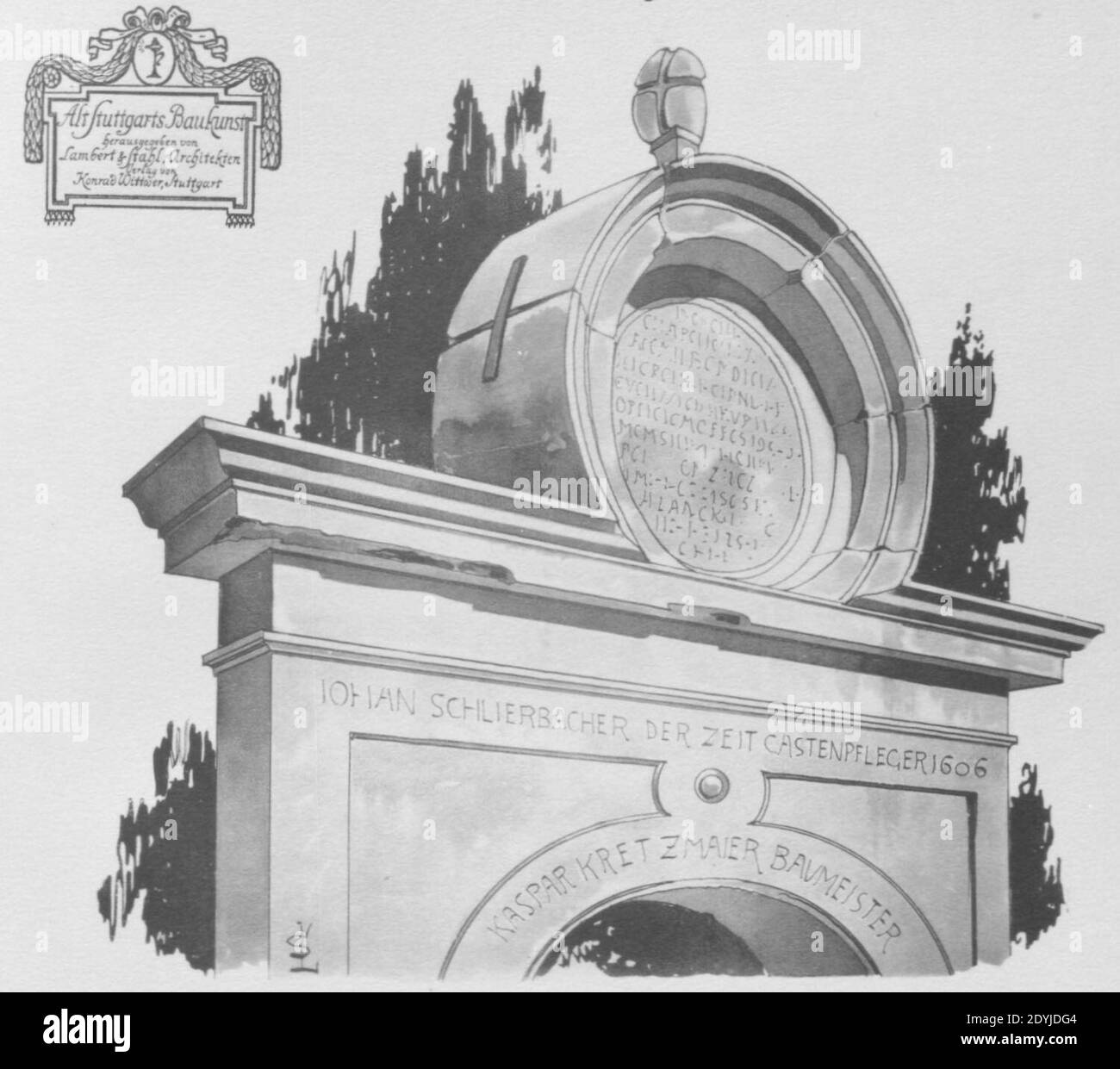 Lambert 1906, Tafel 15.1 Stock Photo - Alamy