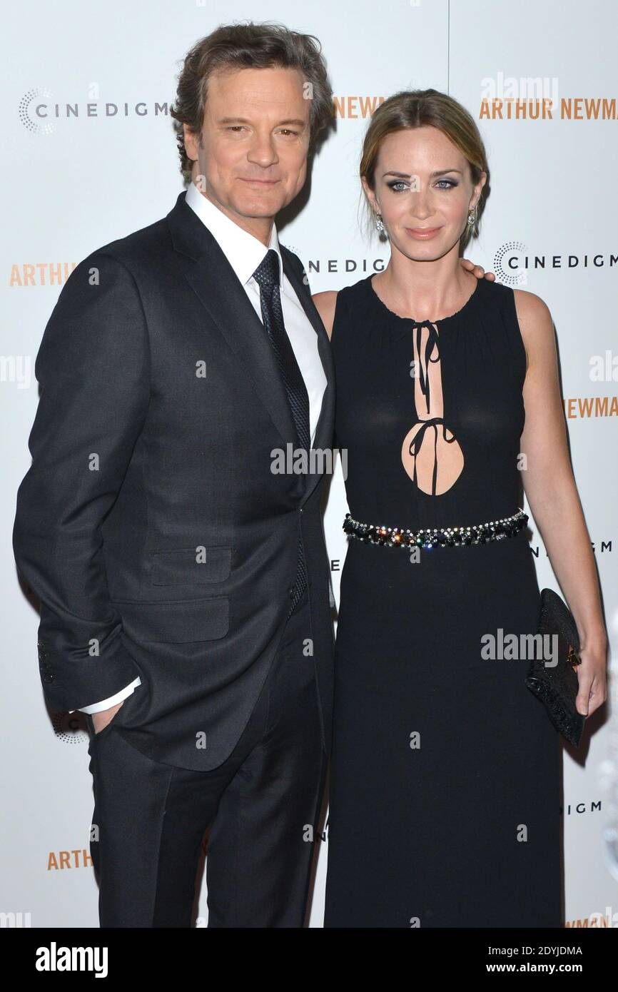 Colin Firth and Emily Blunt attend the premiere of 'Arthur Newman' at ...