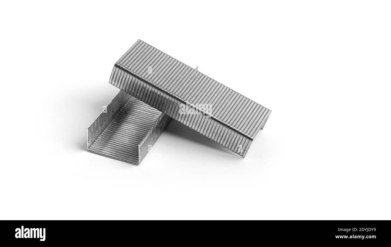 Silver staples hi-res stock photography and images - Alamy