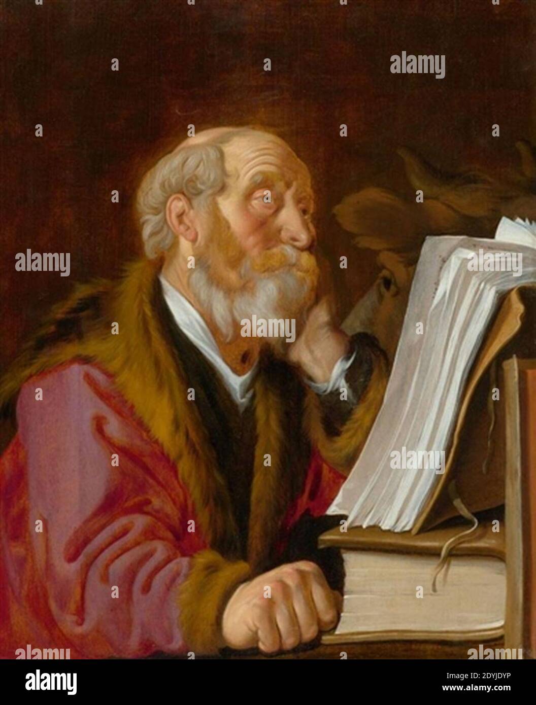 Lambert Jacobsz Heiliger Lukas Evangelist Stock Photo - Alamy