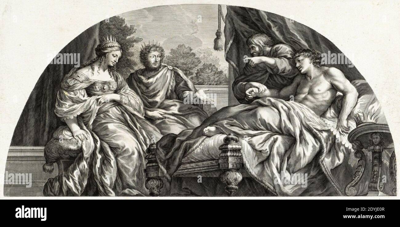 Lambert Visscher Antiochus en Stratonice Stock Photo - Alamy