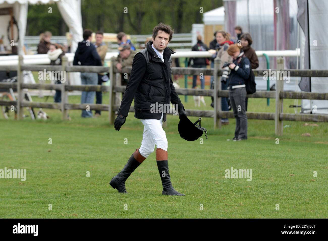 Guillaume Canet attending the International Chantilly Show Jumping in ...