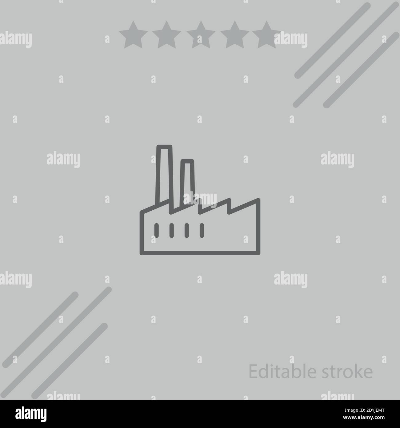 factory vector icon modern simple vector illustration Stock Vector ...