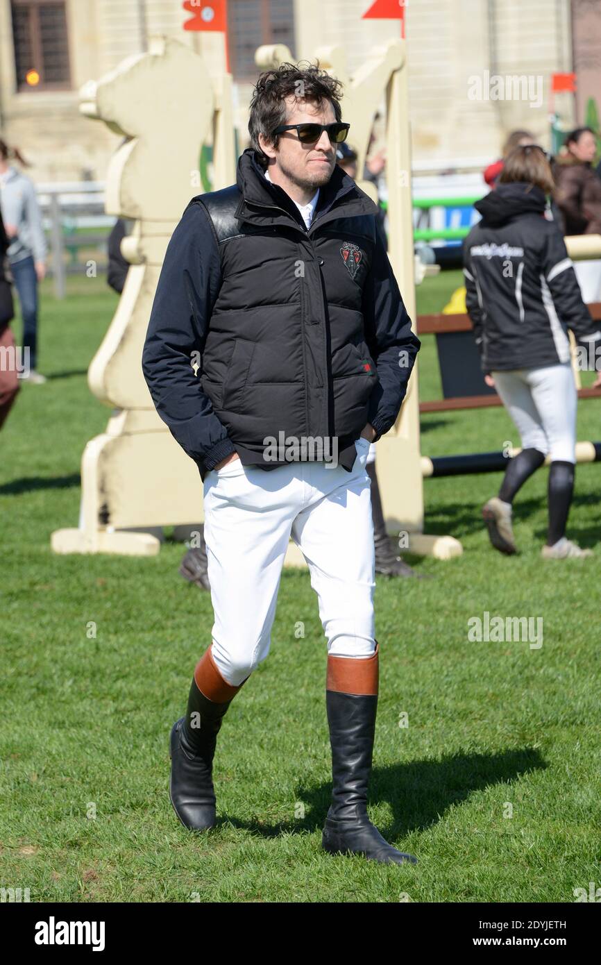 Guillaume Canet attending the International Chantilly Show Jumping in ...