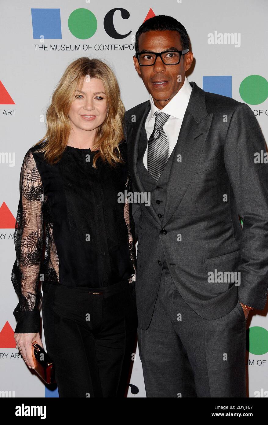 Ellen Pompeo and Chris Ivery attend the 2013 MOCA Gala at the Museum of ...