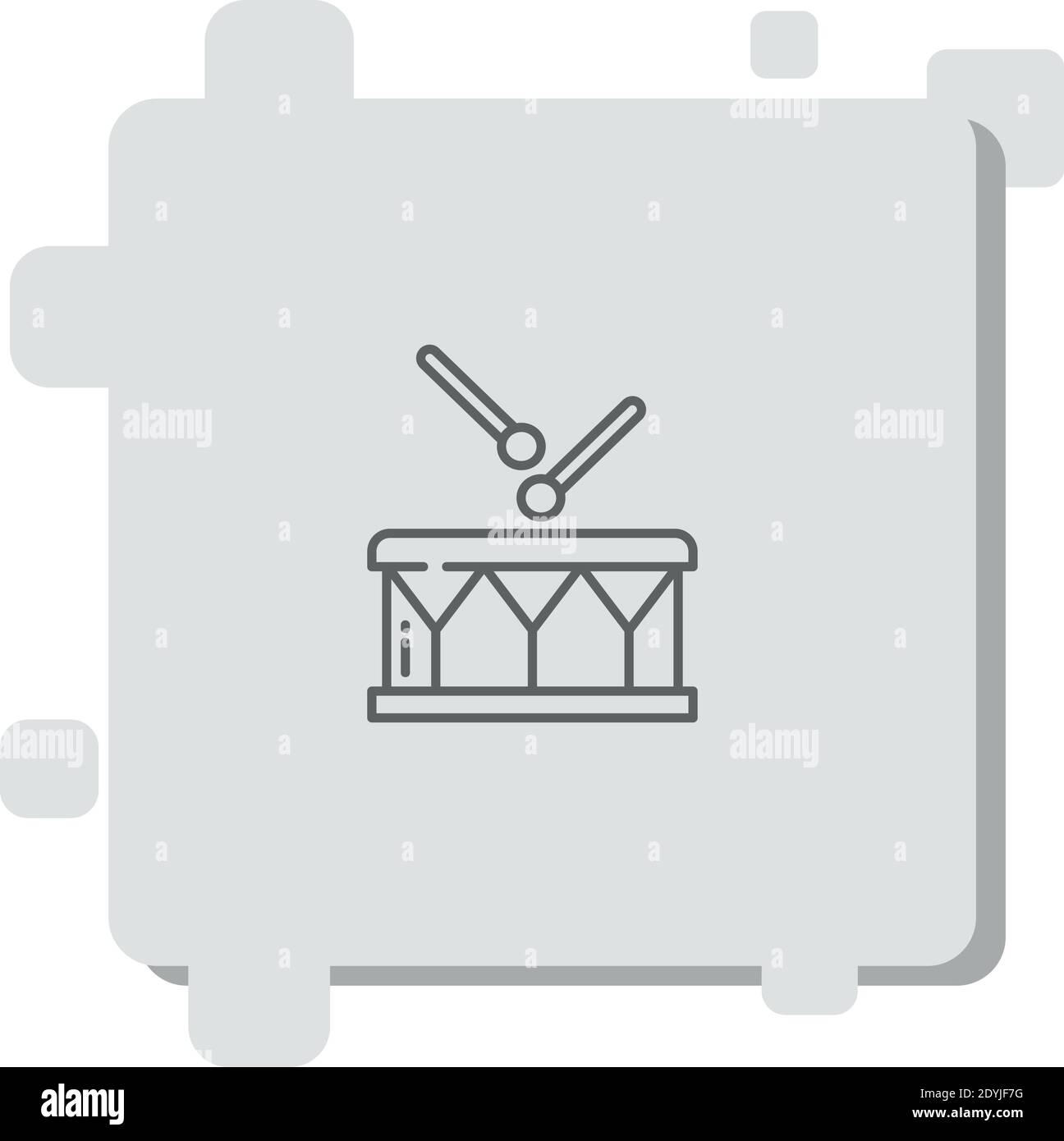 drumstick vector icon modern simple vector illustration Stock Vector ...